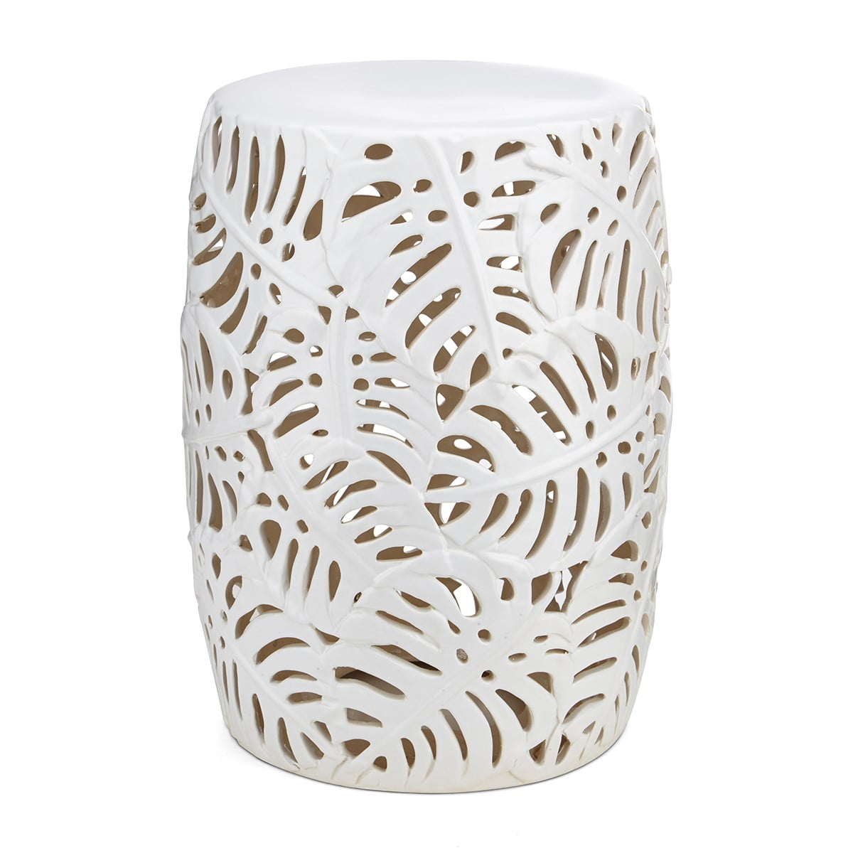 Palm Leaf Cutwork Garden Stool - Walmart.com