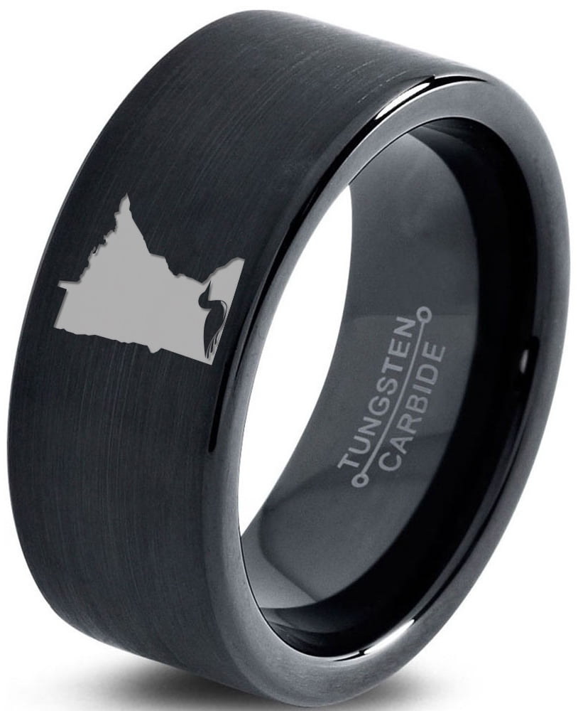 Tungsten Minnesota North Star State Common Loon Band Ring 9mm Men Women ...