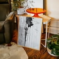 Abstract Black White Drip, Minimalist Grunge Wall Art With Vertical ...
