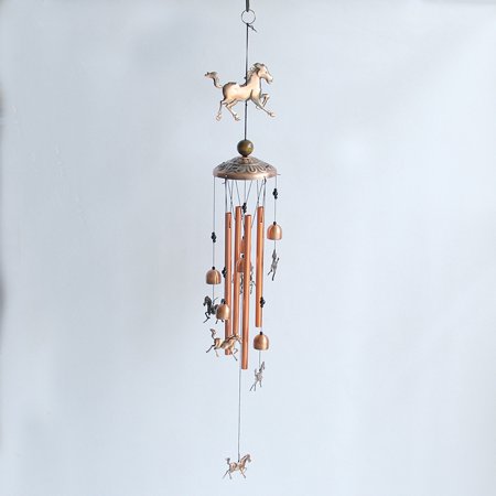 Garden Decoration - 4 Aluminum Hollow Wind Chimes with S-Hook (Vintage ...