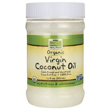 Nutiva Organic Virgin Coconut Oil, Cold-Pressed, Non-GMO, Gluten-free, Non-Refined for Baking ...