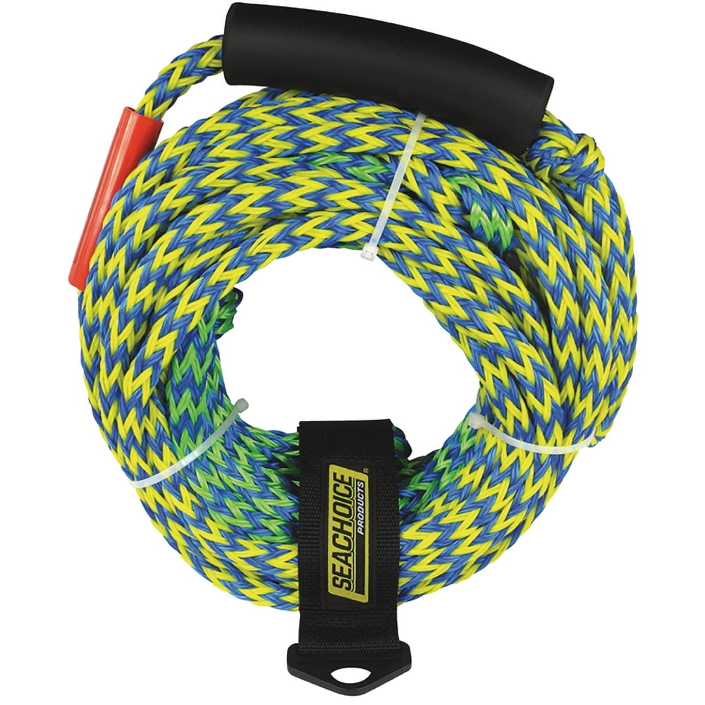 Seachoice 86767 2-Section 4-Rider 60' Tube Tow Rope with 680 lb. Max ...