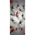 Joyfy Halloween Decorations Zombie Hands Door Cover,Indoor Halloween ...