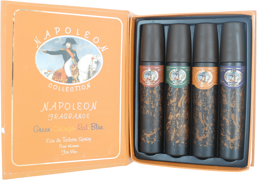 Napoleon Fragance ByNapoleon For Men Set: EDT Green + Orange + Red ...
