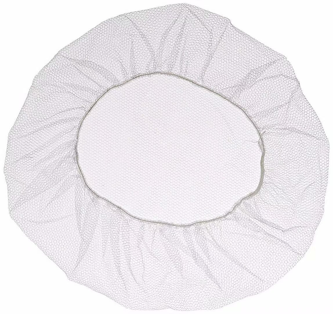Cribun 144 Pack white Nylon Hairnets 21” Size. Disposable white ...