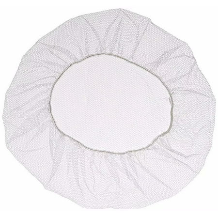Cribun 144 Pack white Nylon Hairnets 21” Size. Disposable white ...