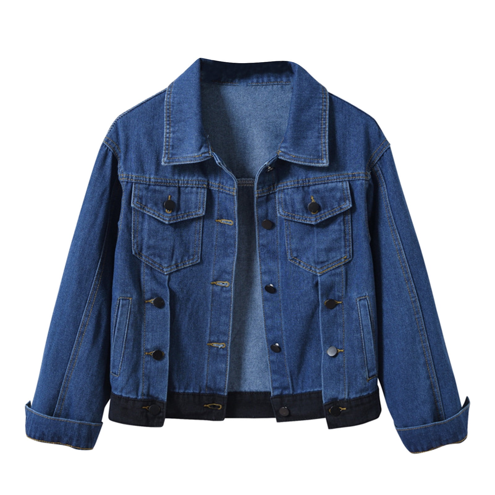 Click here for Yuyuzo Womens Oversized Denim Jacket Jean Long Sle... prices