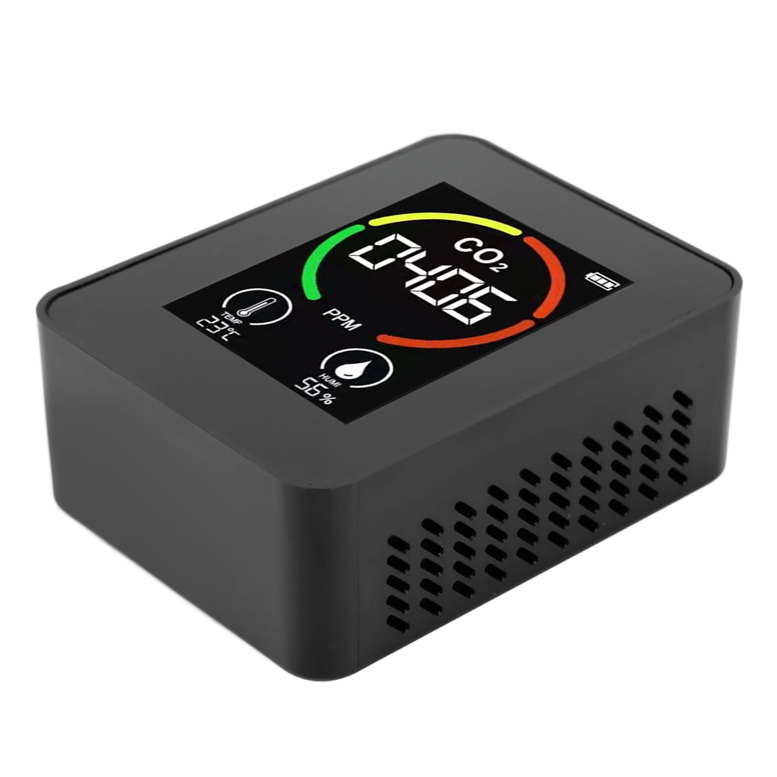 Detector de CO2, Sensor TVOC Cargo USB Clear Display Air Monitor 400 ...