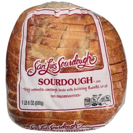 San Luis Sourdough Round Sliced Sourdough Bread, 24 oz - Walmart.com
