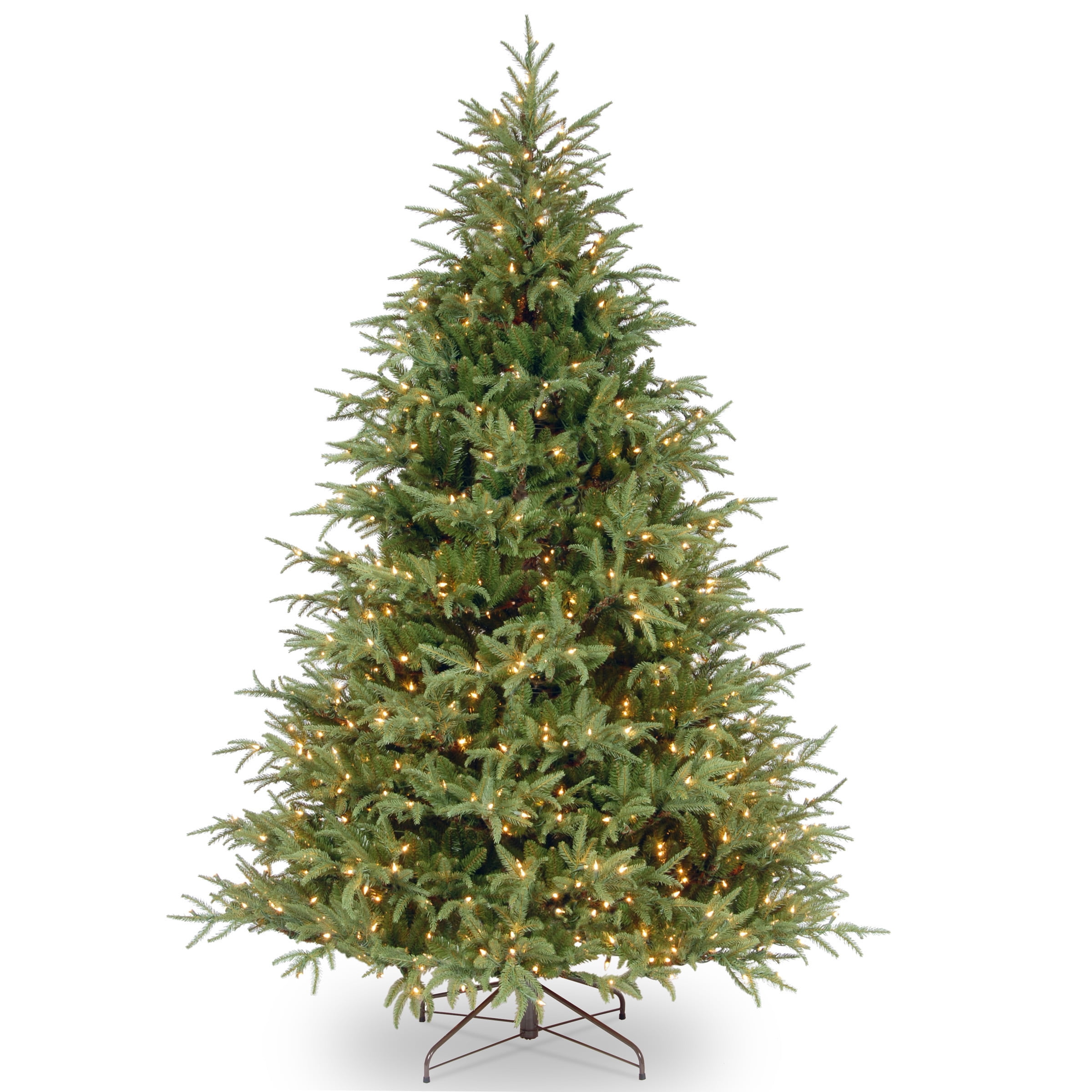 National Tree Company Pre Lit Feel Real Artificial Full Christmas