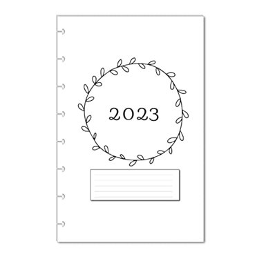 2023 Monthly Calendar Refills for 9 Disc Happy Planners (Shell ...