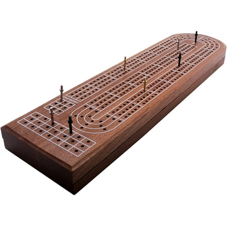 Premium Cribbage Board Game by HTOOQwith 3-track classic Cribbage Board ...