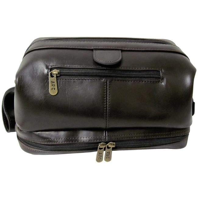 Click here for Amerileather Amerileather Leather Toiletry Bag  Bl... prices