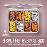 Cook With Color 8-Compartment Snackle Box, Charcuterie and Snack ...