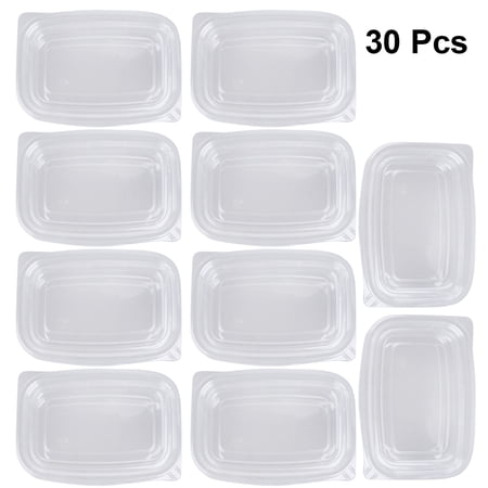 plastic case 30pcs Disposable Plastic Boxes with Cover Portable Fruits ...