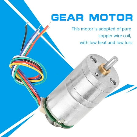 GM25-310 Encoder Gear Motor, DC Gear Motor Metal Gearmotor, 12V Encoder ...
