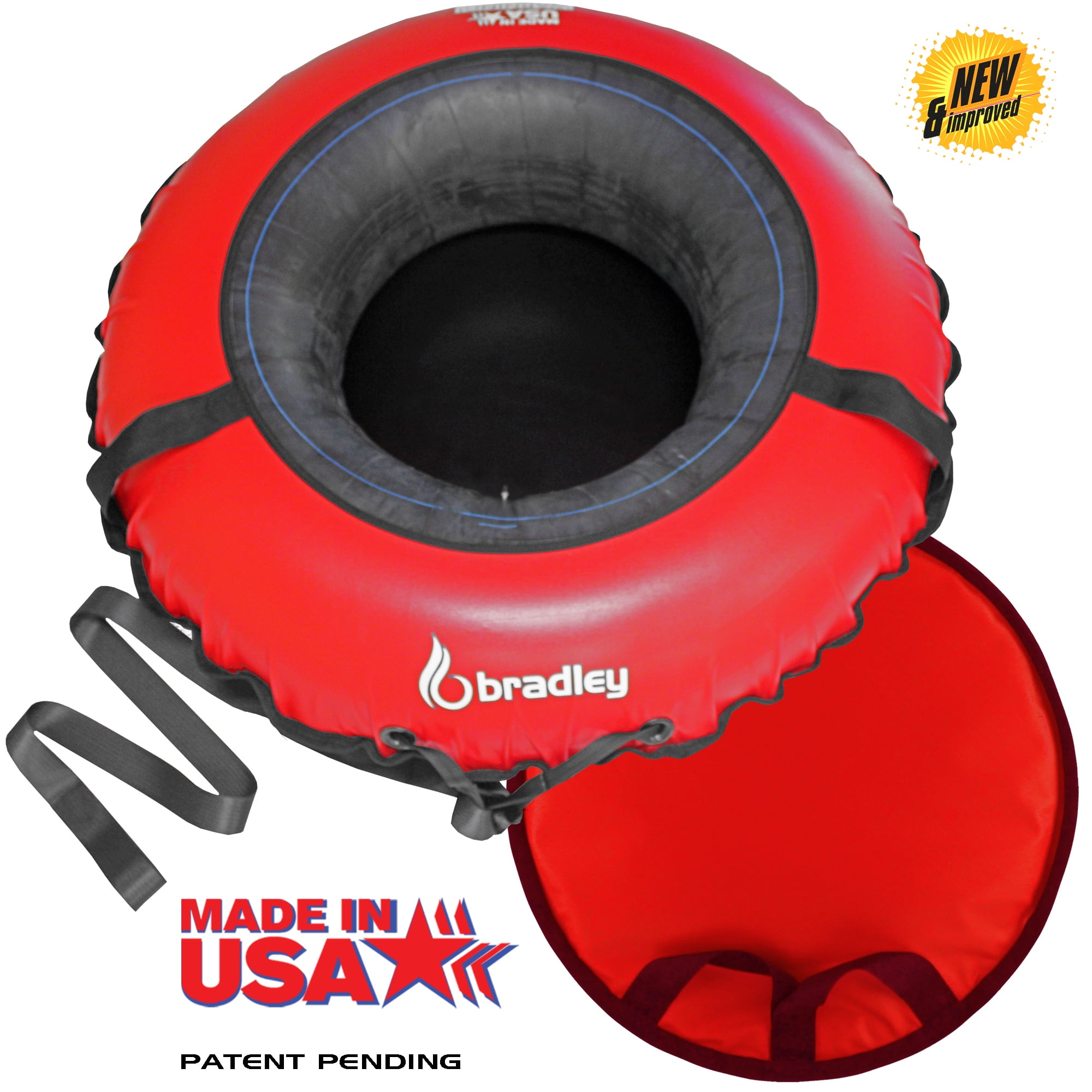 Bradley Ultimate Tow-able Snow Tube Sled and Heavy Duty Cover ...