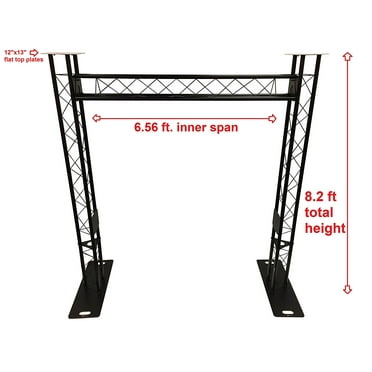 Cedarslink 7.2ft Dual DJ Totem Truss System, Stable Base, Easy ...