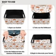 2 Pcs Foldable Felt Storage Bins Decorative Fabric Organizer Baskets ...