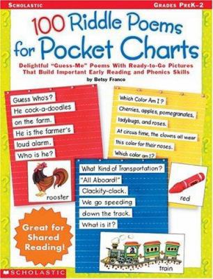 Pre-Owned 100 Riddle Poems For Pocket Charts: Delightful Guess-Me Poems ...