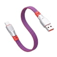 6A Fast Charging USB to USB C Cable Braided Reinforced Data Sync Wire ...