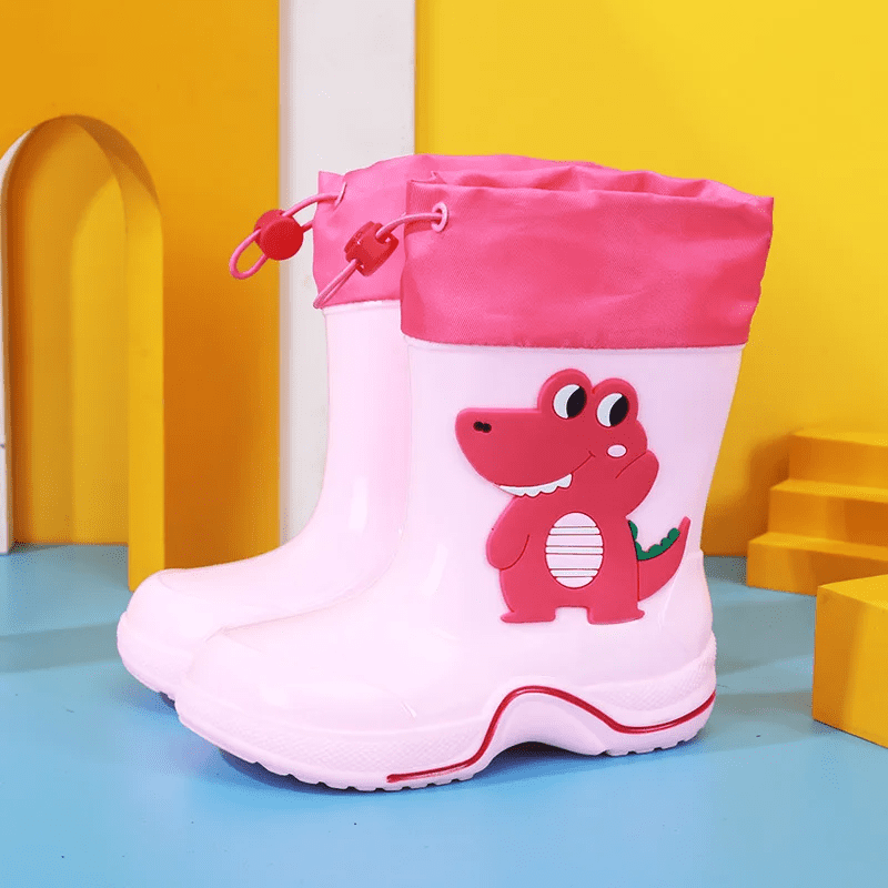 Botas de lluvia impermeables y elásticas de cocodrilo para niños, Botas ...