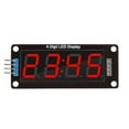 056 Inch Tm1637 Rgb 4 Bits Digital Led Clock Tube Display For Arduino