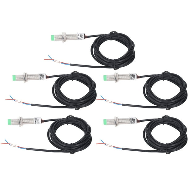 Wire Normally Closed Proximity Switch,5Pcs M12 Inductive Proximity ...