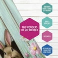 Autua Easter Rabbit Flowers Bunny Pattern Soft Highly Absorbent Guest ...
