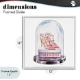 Stupell Industries Pink Heels in Bell Jar White Framed Giclee Art ...