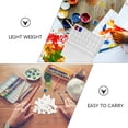DEEPCRAFF 75Pcs Plastic Watercolor Half Paint Pans Empty Reusable ...