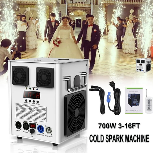 700W Cold Spark Firework Machine 3-16ft Stage Equipment Special Effect ...