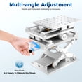 Optical Lab XYZ Axis 3D Workbench 3 Axis Moving Work Table Laser ...