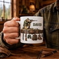 Personalized Hunting Mug, Custom Hunter Gift, Hunting Lover Mug, Deer ...