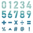 Metal Number Stencils Reusable Mathematical Symbol Stainless Steel ...