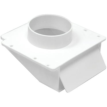 Lambro 106R 3.25-In. x 10-In. Aluminum Wall Cap - Walmart.com