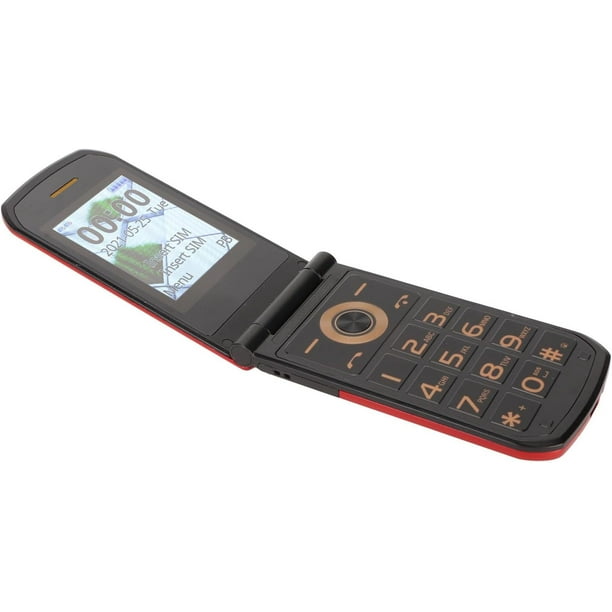 Veeki Senior Cell Phone, Flip Design, Dual Screens, Big Buttons, Clear ...