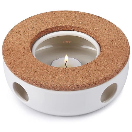 Xizioo Teapot Warmer, Ceramic Trivet With Cork Cushion, Candle ...