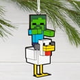 Hallmark Christmas Ornament (Minecraft Chicken Jockey, Metal), 1 count ...