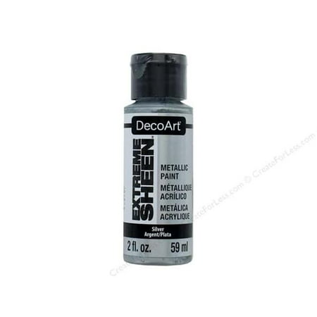 Deco Art 2 oz Silver Metallic Acrylic Paint Pack of 3 | Walmart Canada