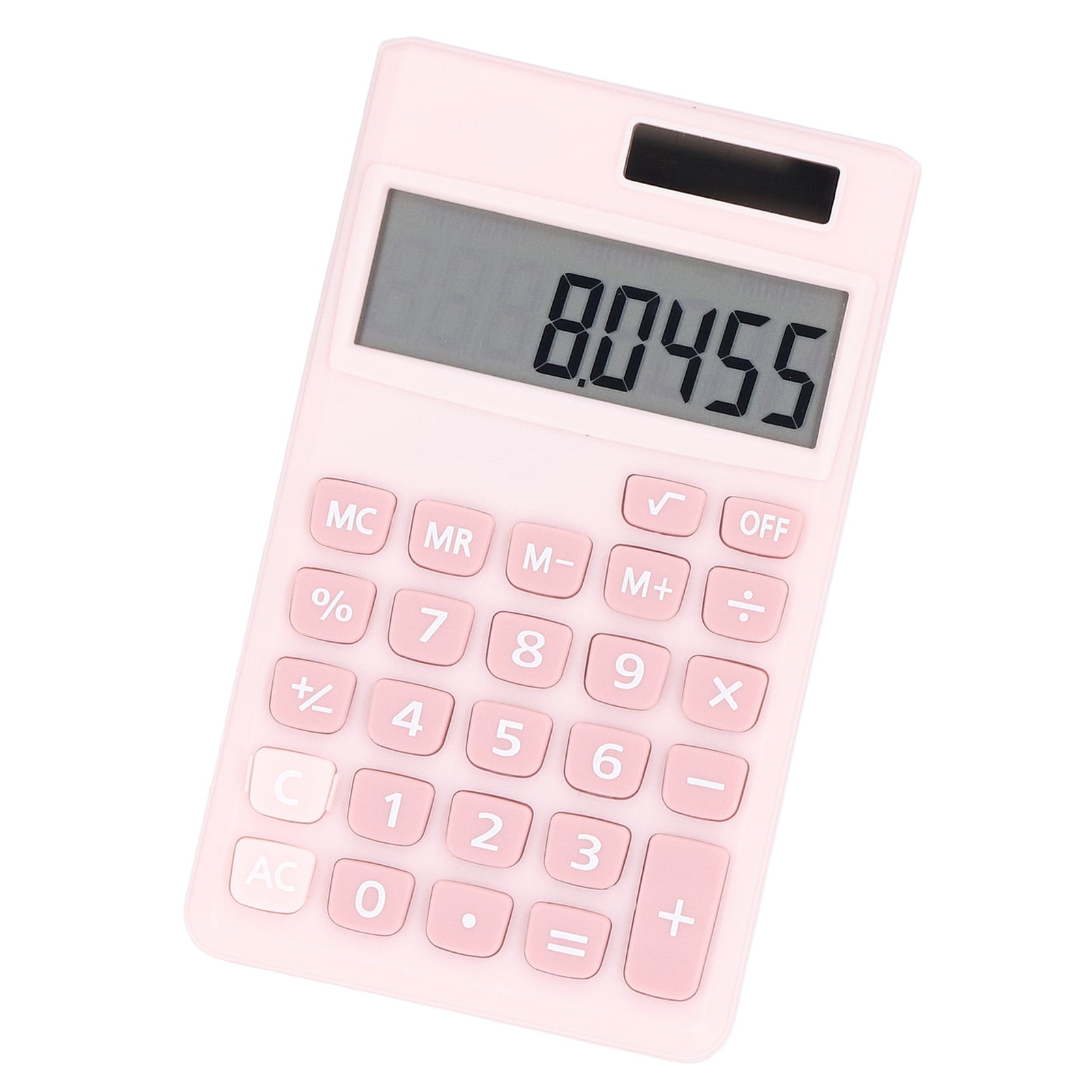 Calculadoras Calculadora de bolsillo portátil de doble potencia con ...