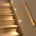 2/3/3.3/4FT Long Wood Handrail for Indoor Stairs, Non-Slip Safety Pine ...