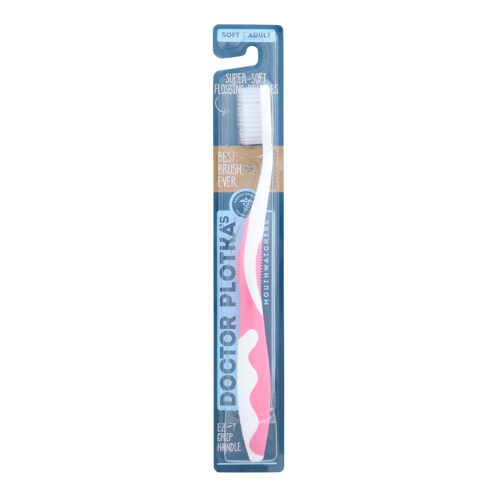 Dr. Plotkas Mouthwatchers HG2641785 Adult Rose Toothbrush - Case of 6 ...