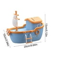 Pirate Ship Coin Bank Kids Savings Box, Fun Money Deposit Jar for Boys ...