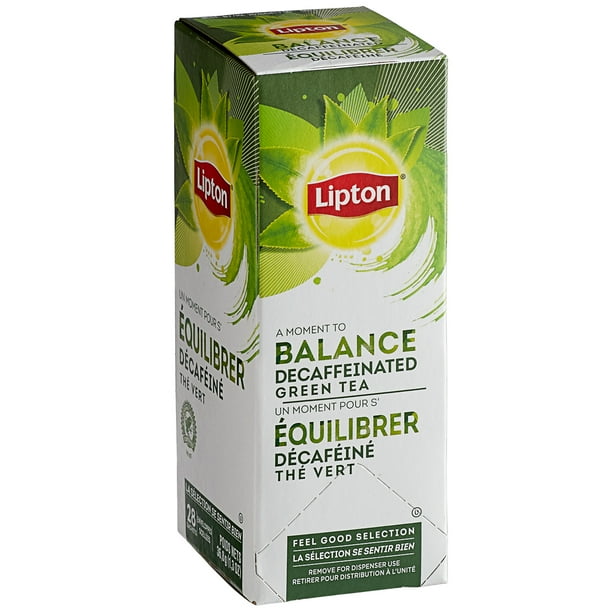 Lipton Decaffeinated Green Tea Bags - 28/Box - Walmart.ca