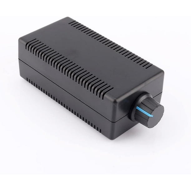 Controlador de control de velocidad del motor de CC (1 pieza, negro ...