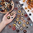 120pcs Dragon Eyes Glass Cabochons Evil Craft Eye Flatback Dome ...