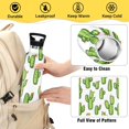 Cactus Pattern Sport Water Bottle for Kids Insulated with Straw for ...