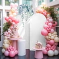 4FT Arch Backdrop Covers, Turquoise Botanical Wedding Arch Cover ...