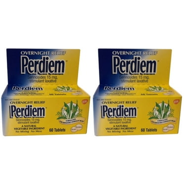 Perdiem Stimulant Laxative Tablets for Overnight Constipation Relief ...